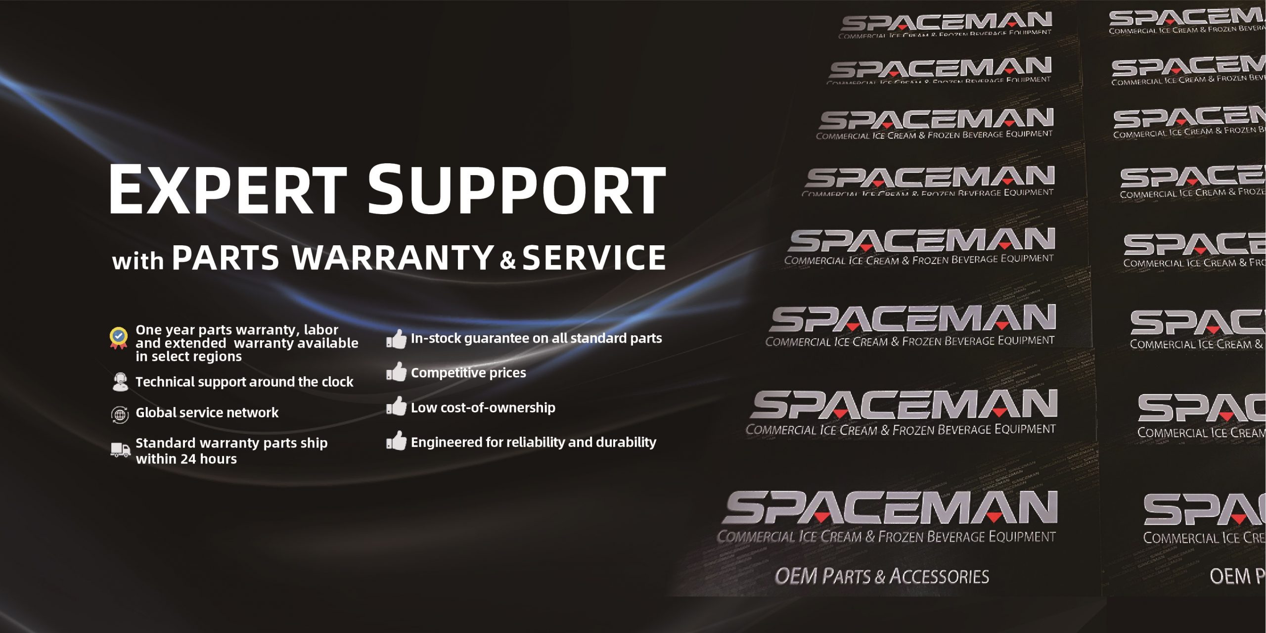 Spaceman USA Soft Serve Machines and Frozen Beverage Dispensers